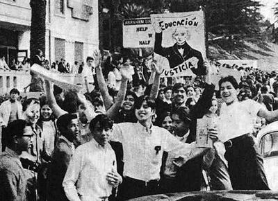 Thousands Mexican-American high school students in East Los Angeles ...