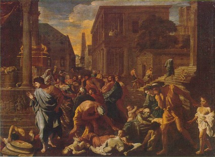 La peste di Azoth-Nicolas Poussin 1630 olio su tela