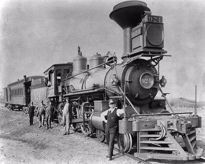 This is the transcontinental railroad that Collis created with three ...