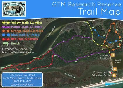 Above you can see the trail map at GTM. Explore one of the trails in ...