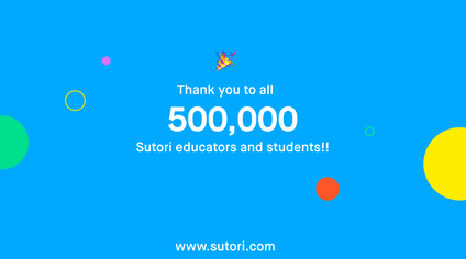 Great milestone reached at Sutori!