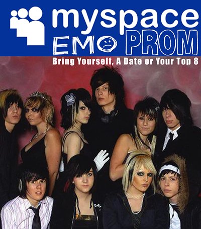 My Space became a common emo social media platform, where people could ...