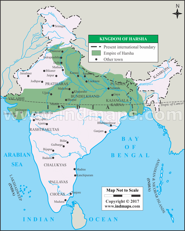Harsha was unable to restore permanent centralized rule during the ...