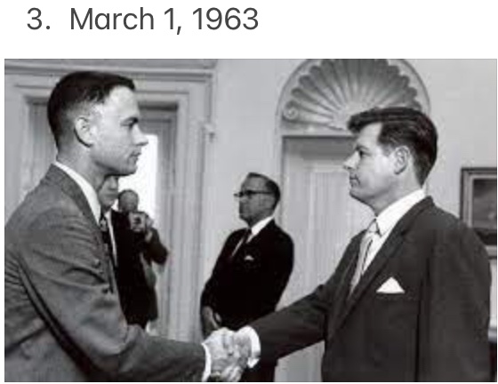 All-American team meets president John F.Kennedy