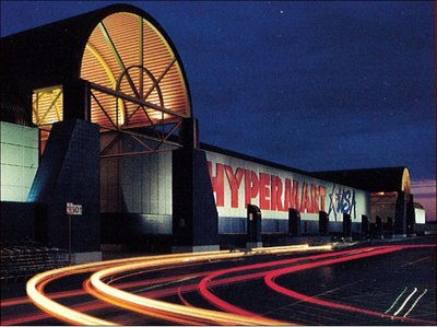 A Hypermart before it was closed down.