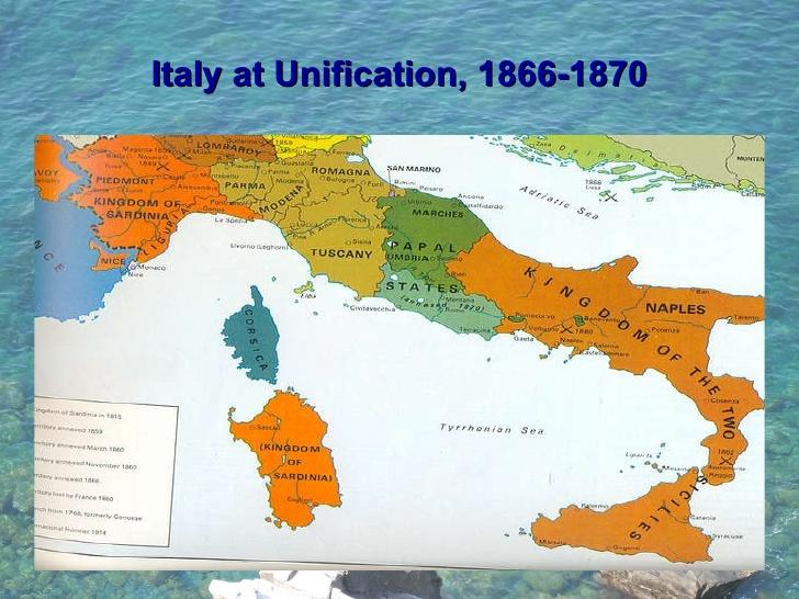 1866 : Italy Joined Prussia in a war against Austria. This was over ...