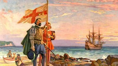 John Cabot lands on the east coast of North America.