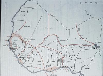 (1875-1914). African History in Maps: West Africa and European ...