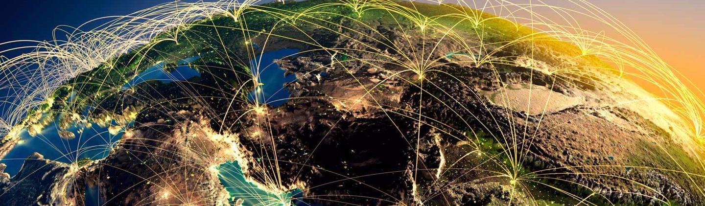 A representation of the internet.