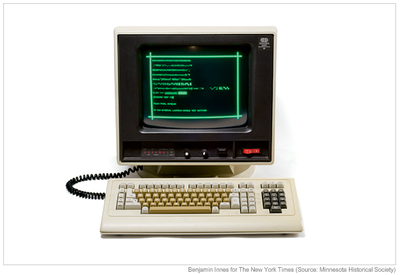 A computer in the 1980's