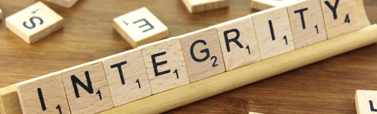 "the quality of being honest and having strong moral principles; moral ...