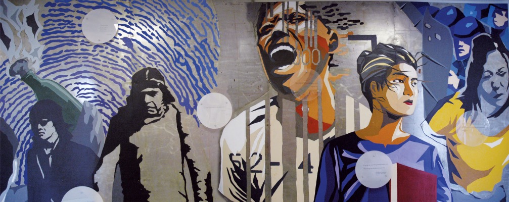 "Education Through Struggle" , 1995Darryl Mar & UCLA students