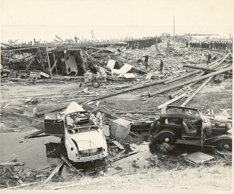 Aftermath of Port Chicago Explosion (1944)