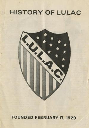 Lulac formed in 1929