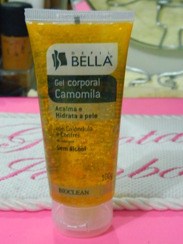Gel com efeito calmante