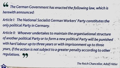 The law against the formation of parties