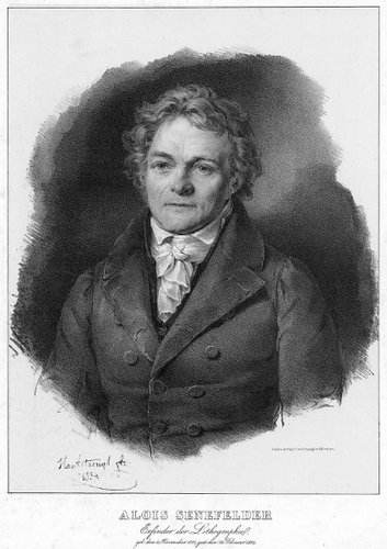 1796 . Aloys Senefelder desarrolla la litografía.