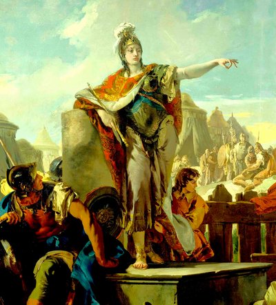 Avertissement de Redirection”): A painting depicting Queen Zenobia in ...