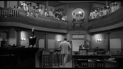 Atticus Finch leaves the courtroom after guilty verdict.