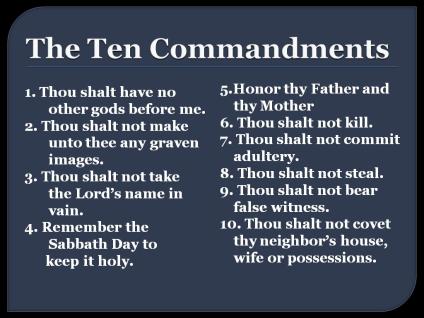 The Ten Commandments