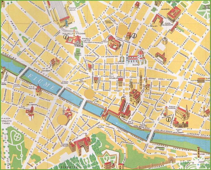 Map of Florence