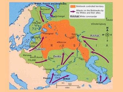 The map details the offensive that Kolchak attempted and helps ...