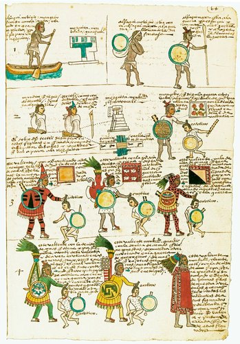 Extract from the "Codex Borgia" a Mesoamerican ritual and divinatory ...