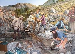 California gold rush- gold was discovered in californa and many people ...
