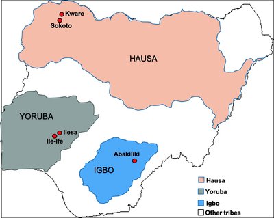 The Location of the Hausa kingdom
