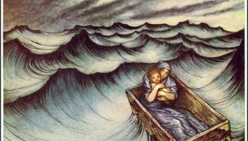 Perseus' s grandfather sent his dauther and grandson out to sea in a ...