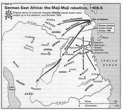 Original centers of Anti-Colonial Resistance Movements
