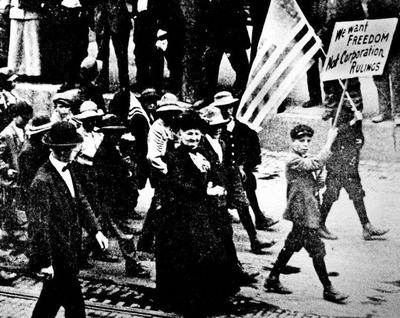 Once they reached New York on July 23, Mother Jones tried to dramatize ...