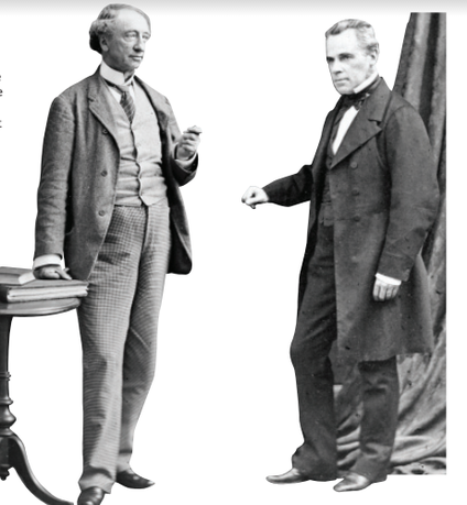 John A. Macdonald (left) and George- Étienne Cartier (right)