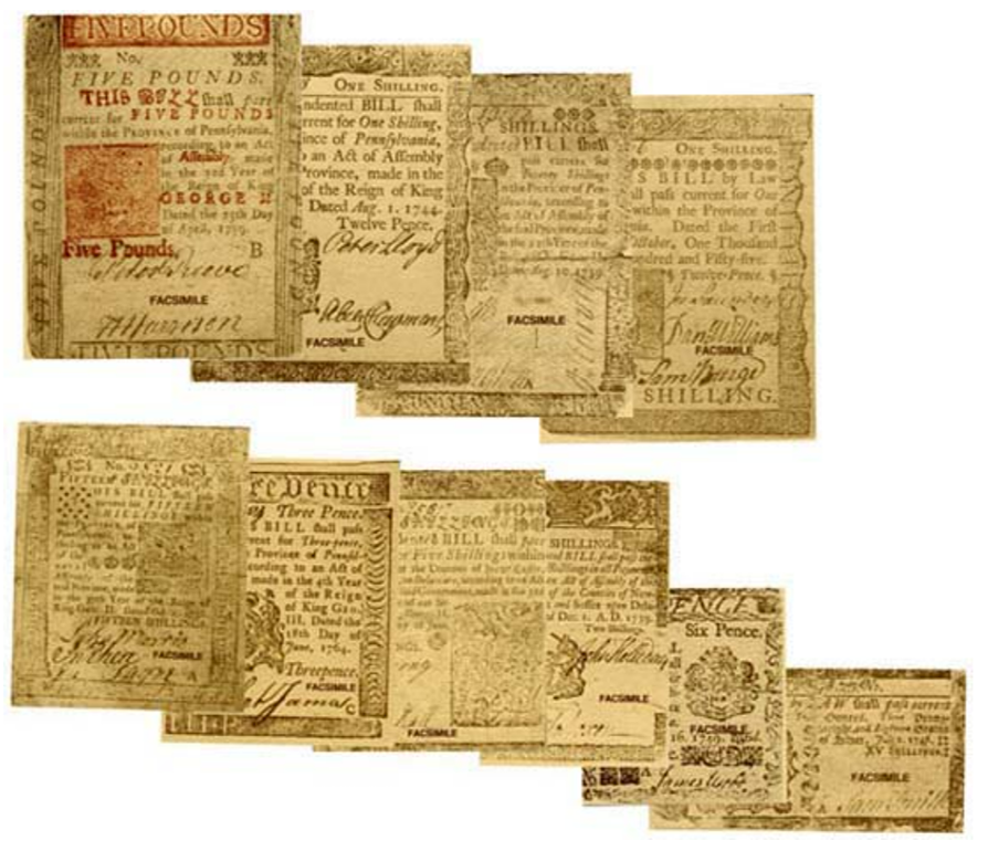 1729: Paper Money (1729 & 1736)