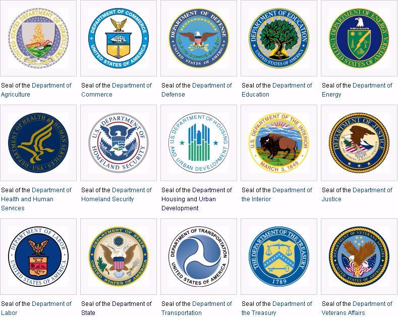 Executive Departments Seals