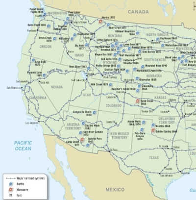 The Civil War bleeding into reconstruction led to many clashes ...