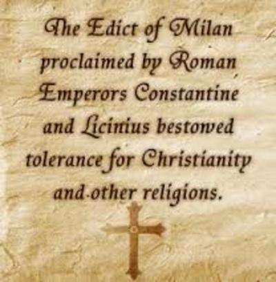 8 - An example of the Edict of Milan