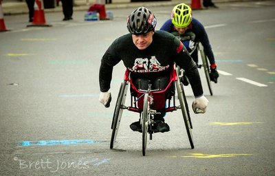 The wheelchair race has become a popular feature of the marathon ...