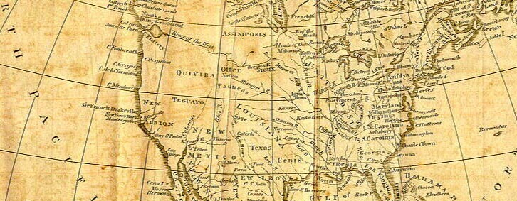 This is a map of Early America, showing us all of the different cities ...