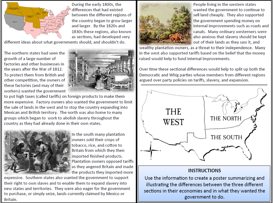 Sectionalism Assignment