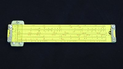 Picture of the Slide Rule made by William Oughtred