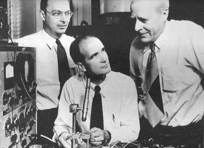 John Bardeen, Walter Brattain and William Shockley