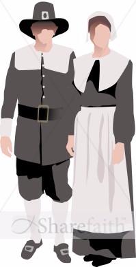 The pilgrims are often depictedin popualar cultures as wearing black ...