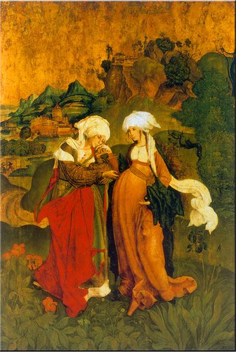 MS mester: Vizitáció (Mária és Erzsébet találkozása)