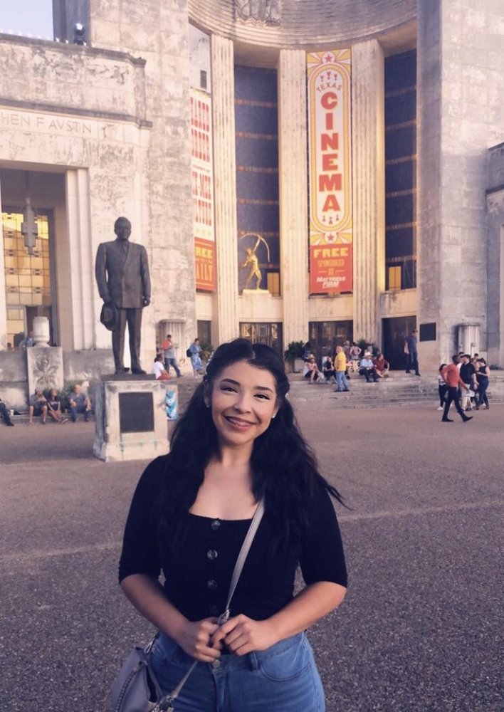 The image above is Gloria Duarte, college student at UTEP