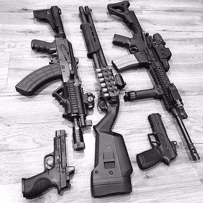i have a bunch of guns, i really like shooting
