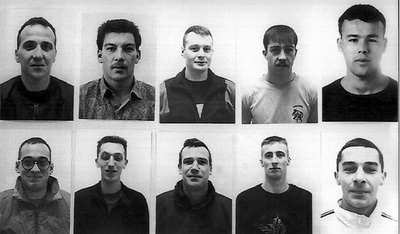 Top row — Cpl. Louis Plescia, Cpl. Christophe Dupont, Cpl. Alain ...