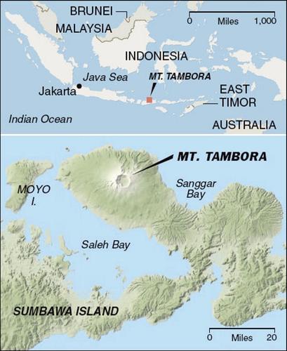 Tambora Map