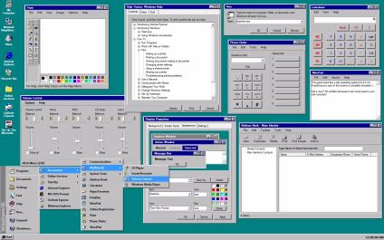 1995 - Microsoft Windows 95.