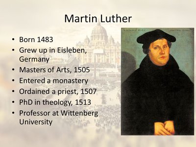 1483-Martin Luther Born